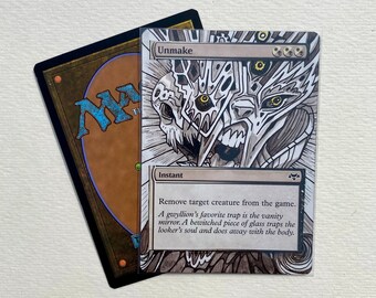 Magic the Gathering Suture Priest Full Art Alter - Etsy