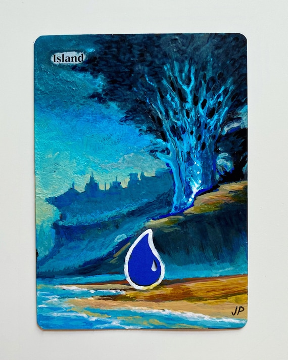 Magic The Gathering Island Art