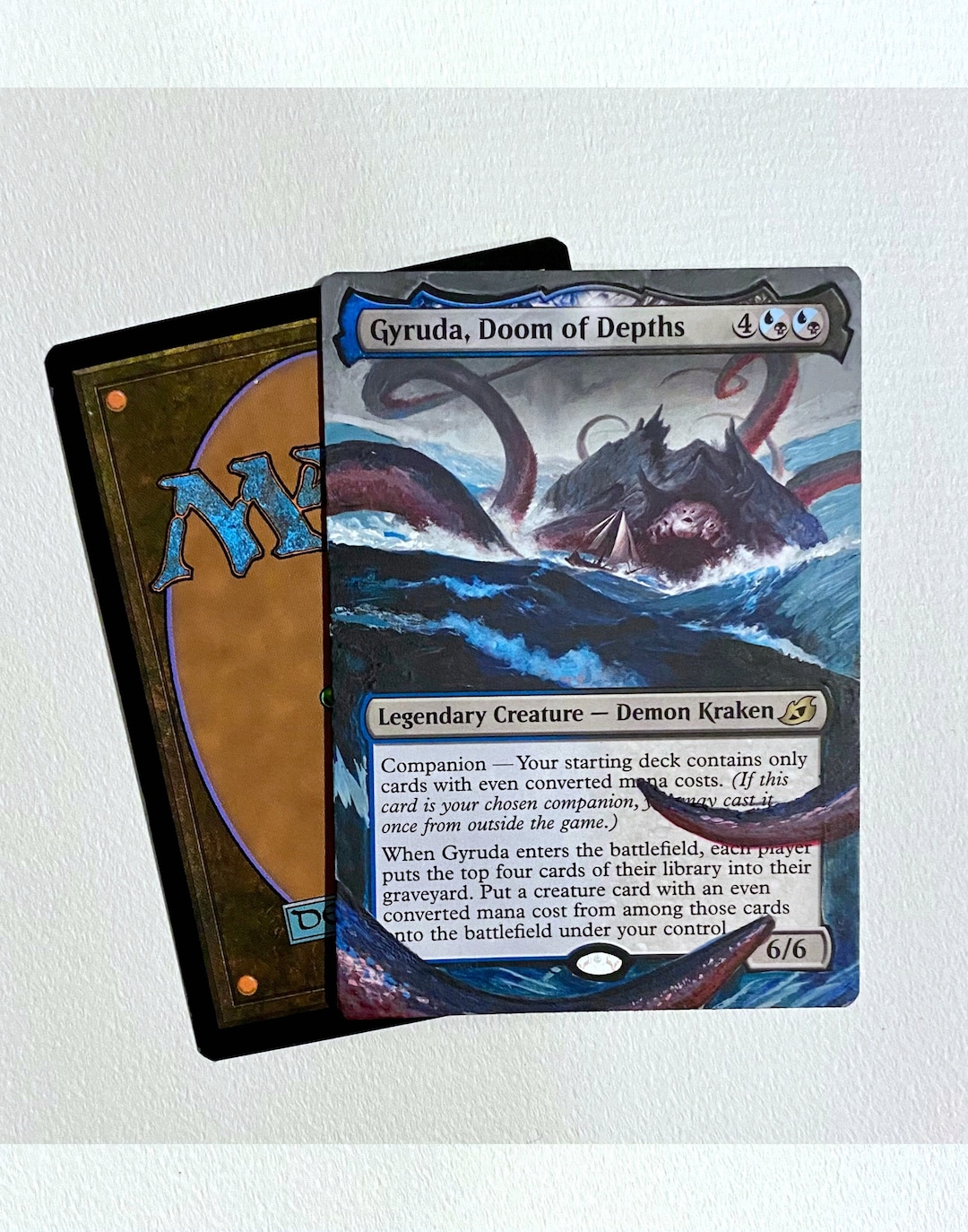 Magic the Gathering Gyruda Doom of Depths Extended Art Alter - Etsy 日本