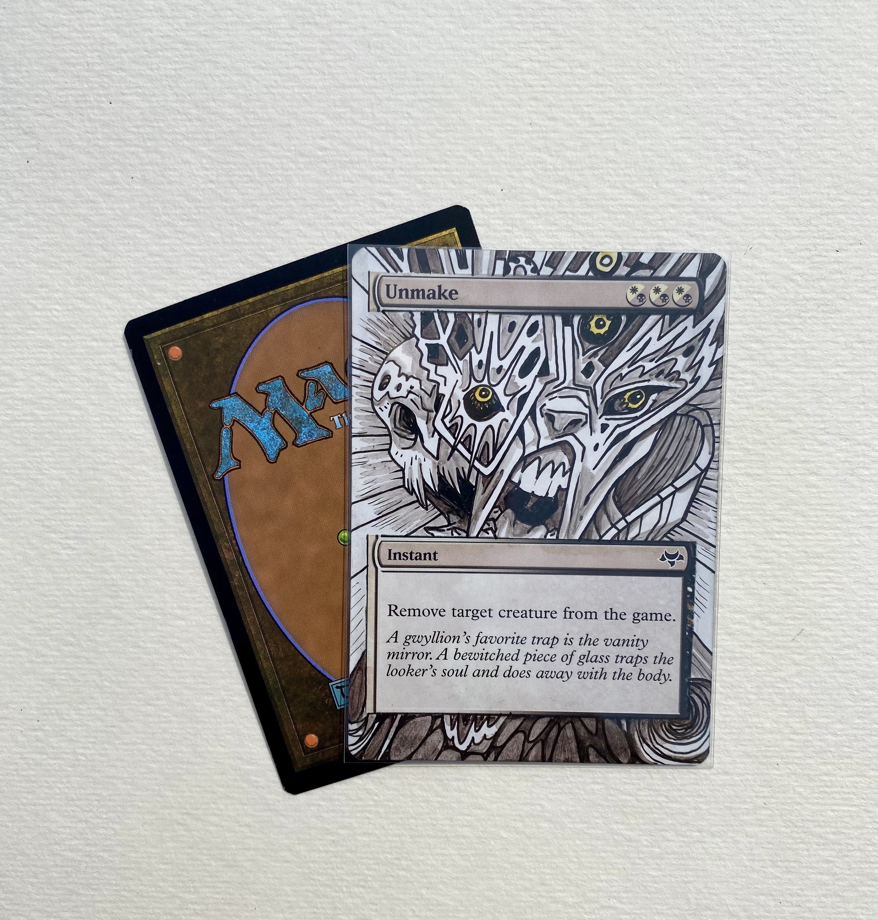 Magic the Gathering Unmake Full Art Alter - Etsy