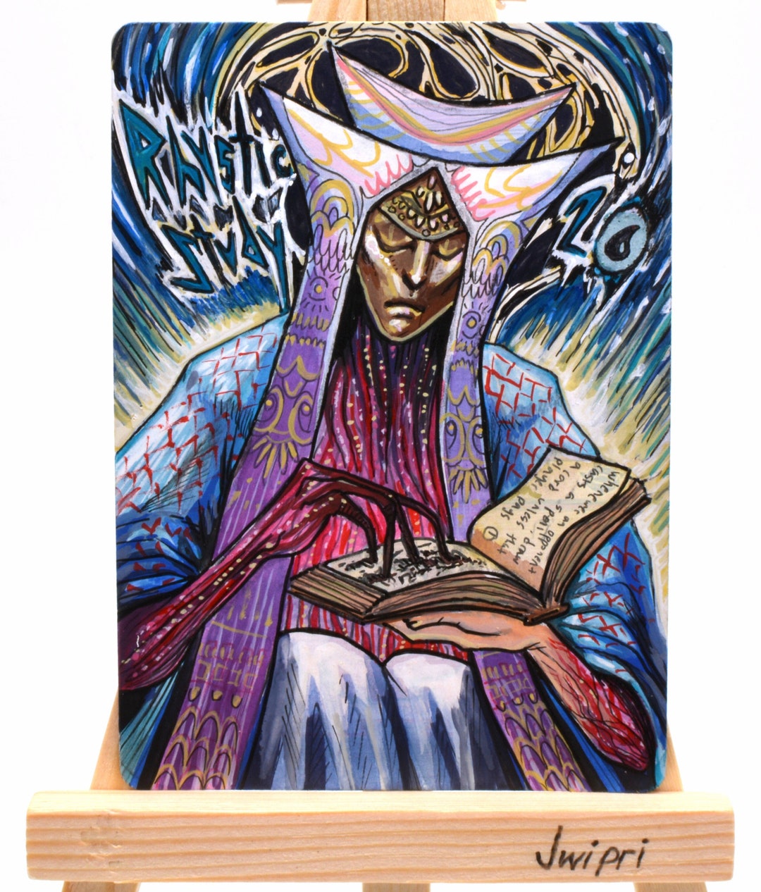 Magic the Gathering Land to Rhystic Study Full Commander Art Alter Proxy - Etsy