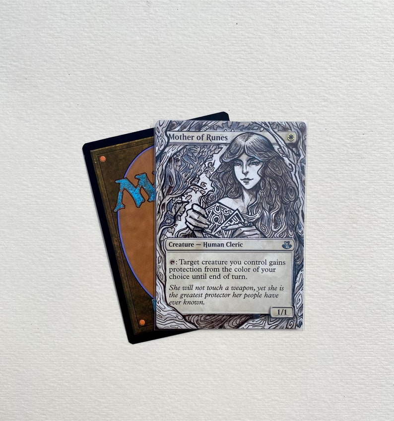Magic the Gathering Mother of Runes Full Art Alter - Etsy