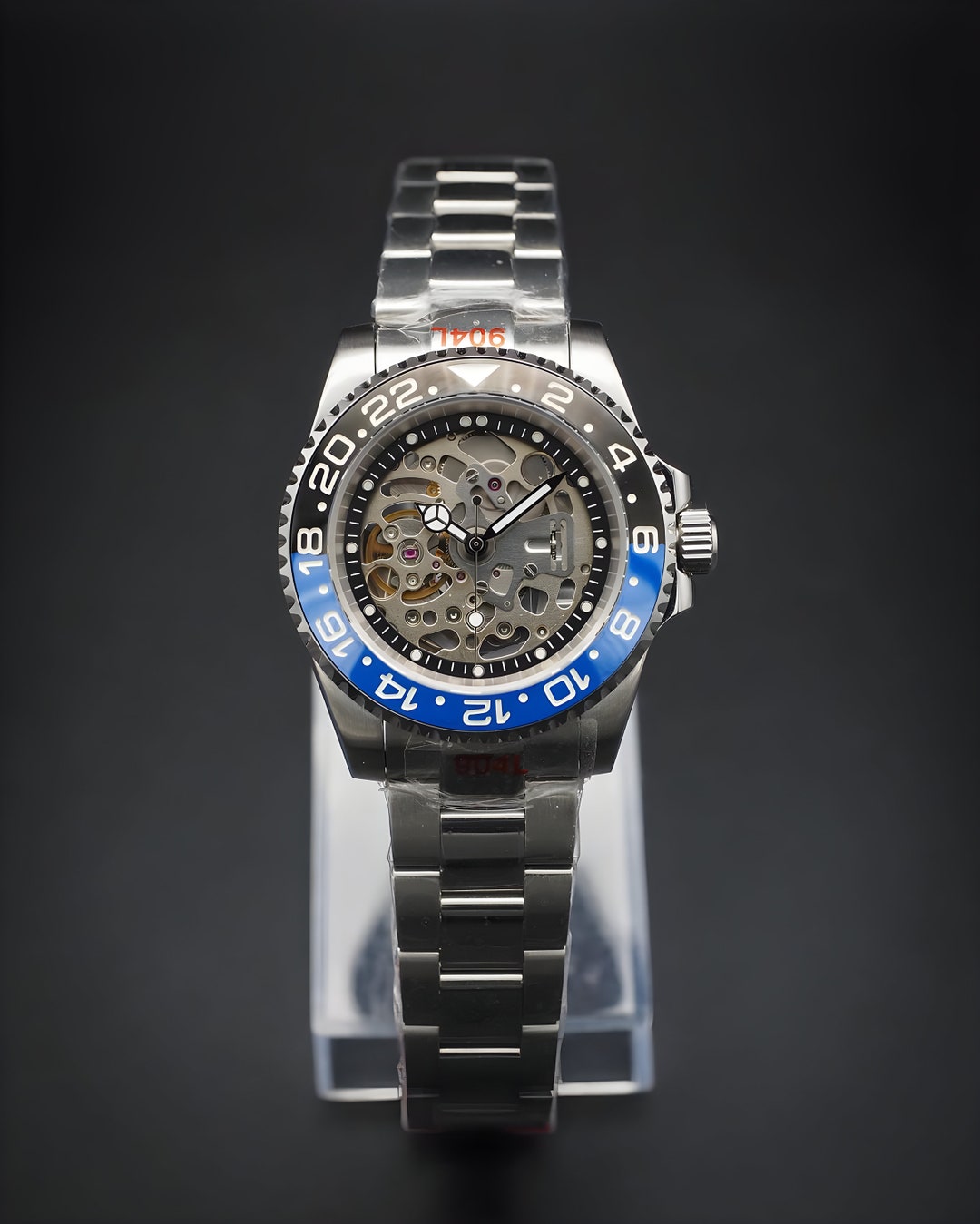 CW Custom Sub Mariner Skeleton Automatic Watch Mod - Etsy
