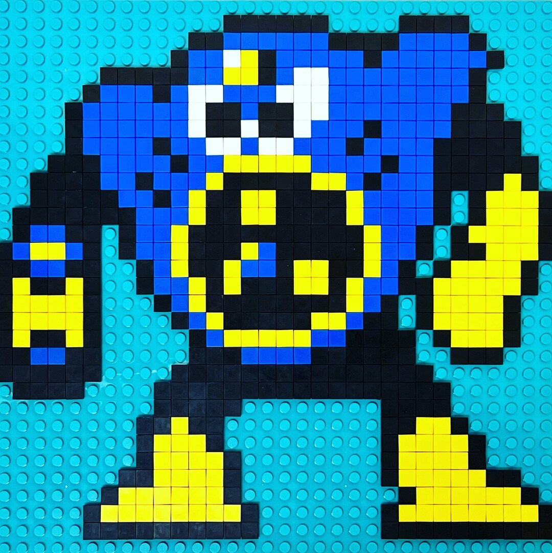 Airman 8 Bit Block Pixel Art “lega-man” Series - Etsy