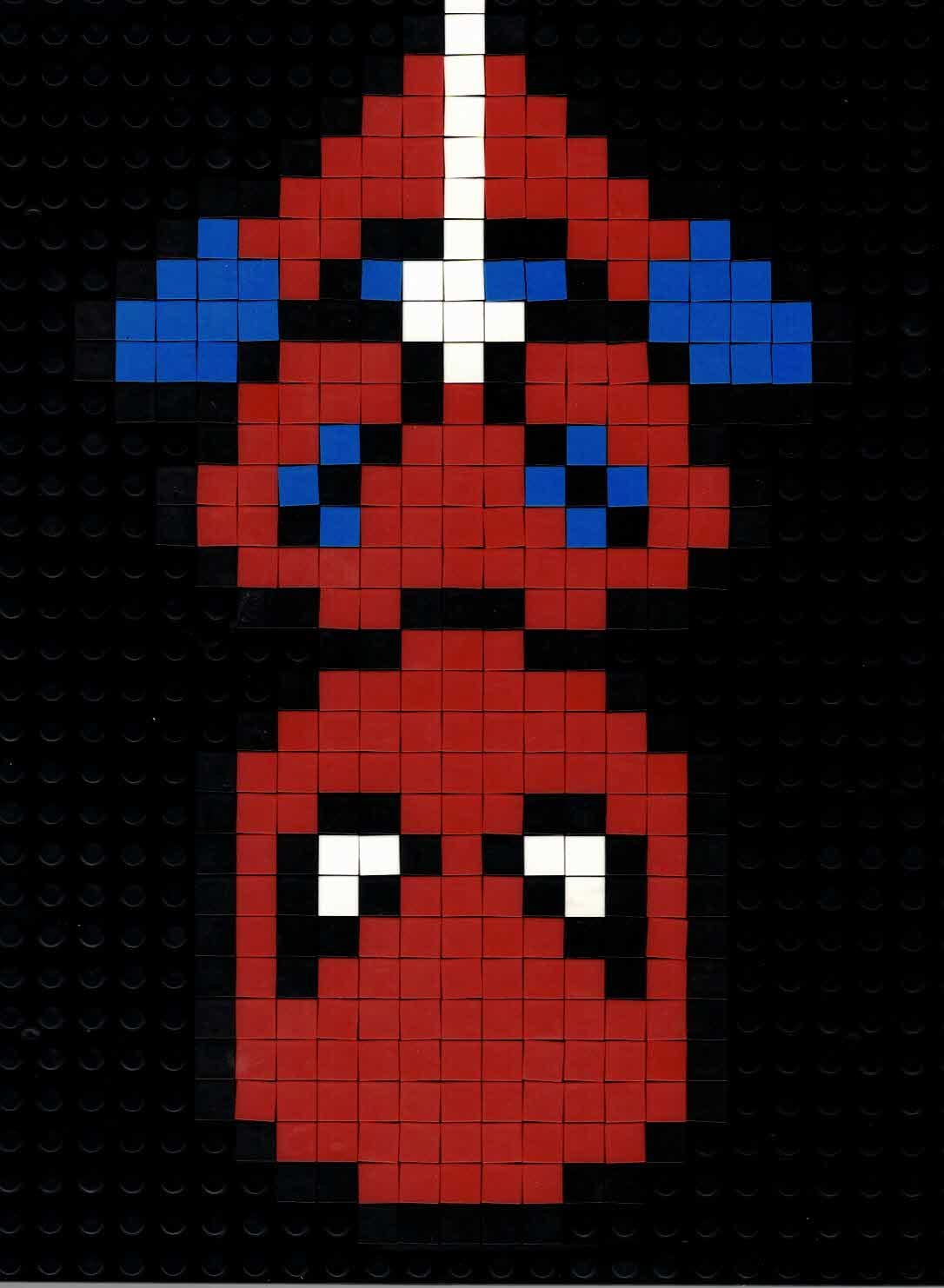 Spider-man 8 Bit 2.5D Pixel Art - Etsy