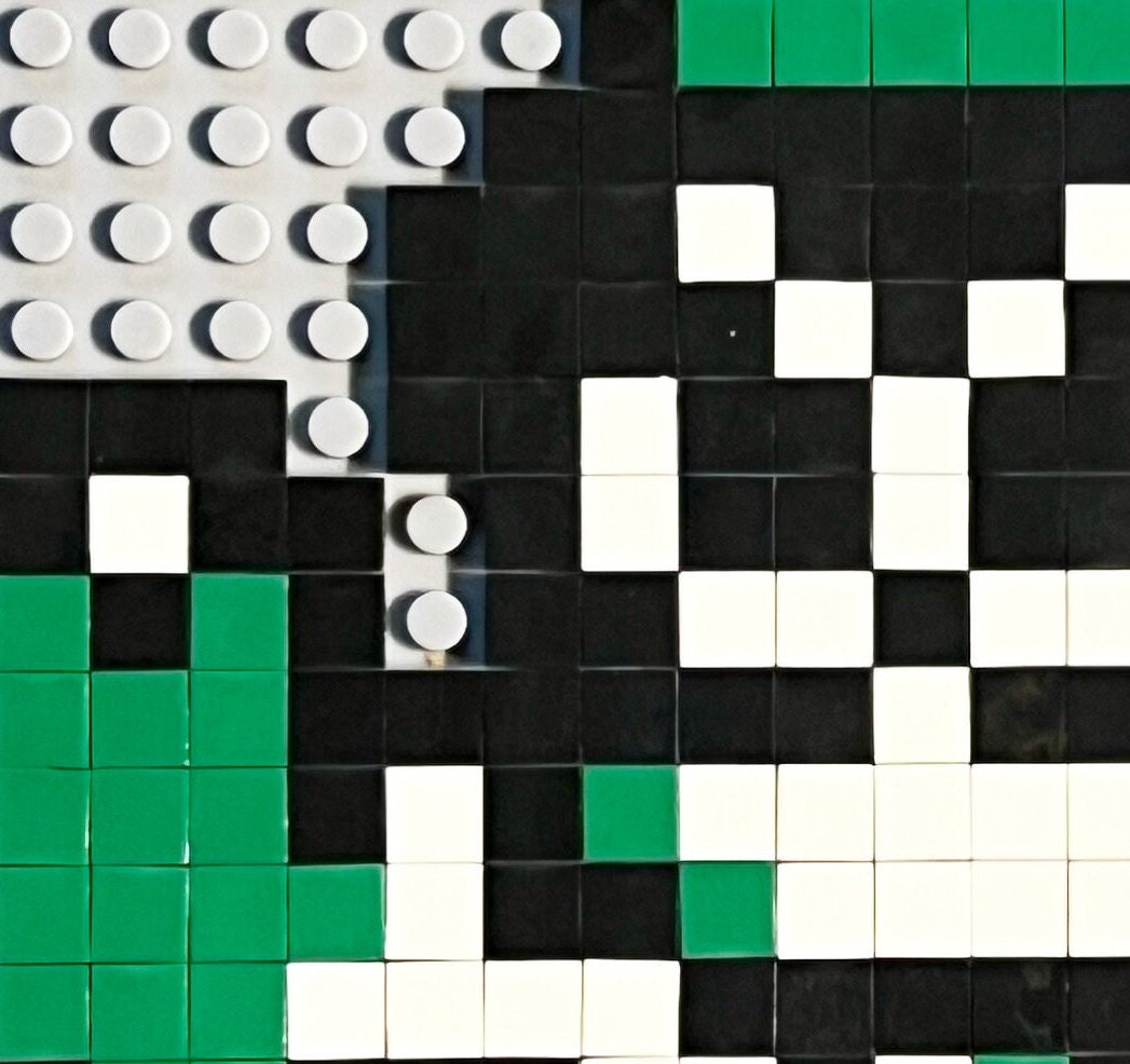 Bubble Man 8 Bit Block Pixel Art “lega-man” Series - Etsy