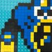 Airman 8 Bit Block Pixel Art “lega-man” Series - Etsy