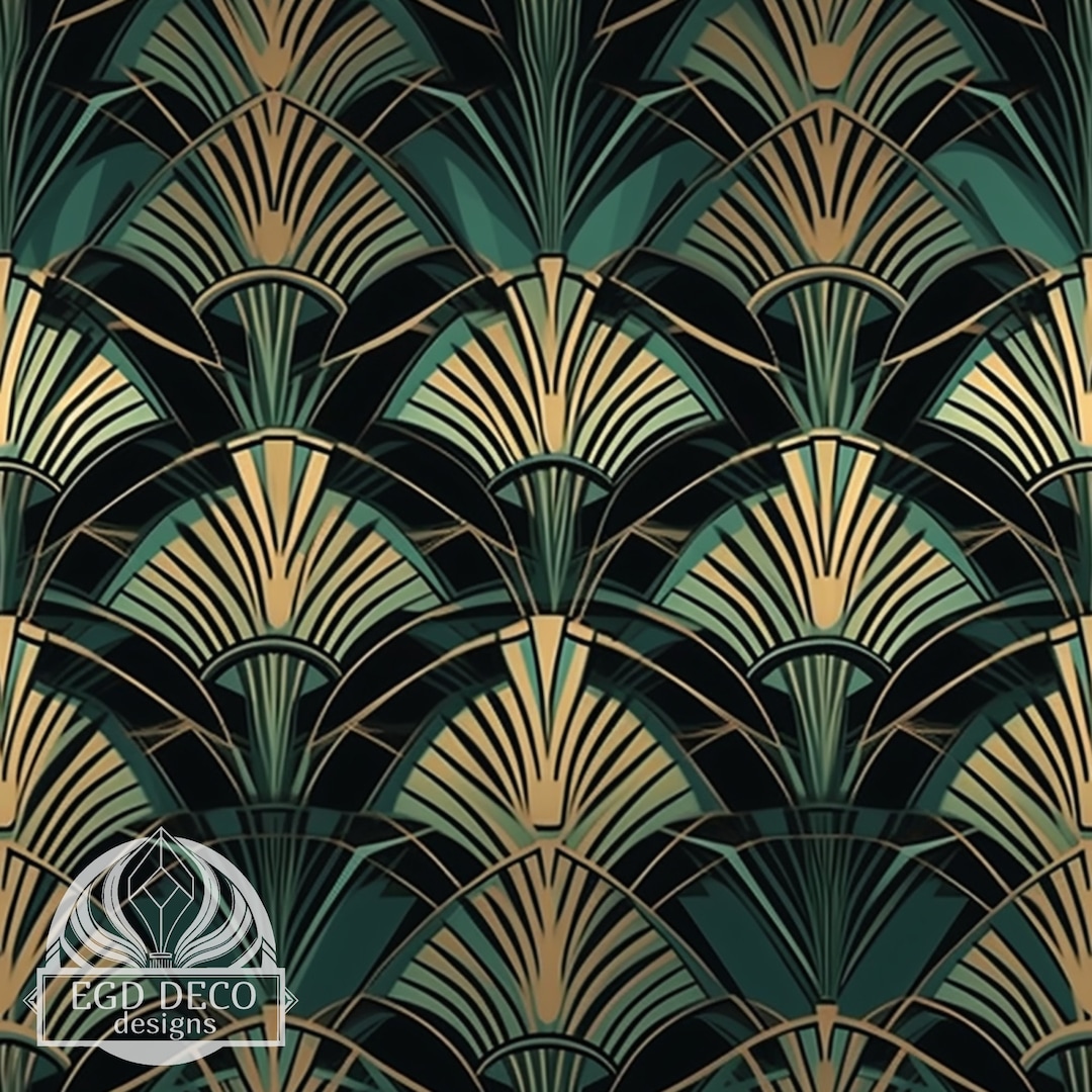 Art Deco Repeating Pattern Digital Download - Unique and Versatile ...