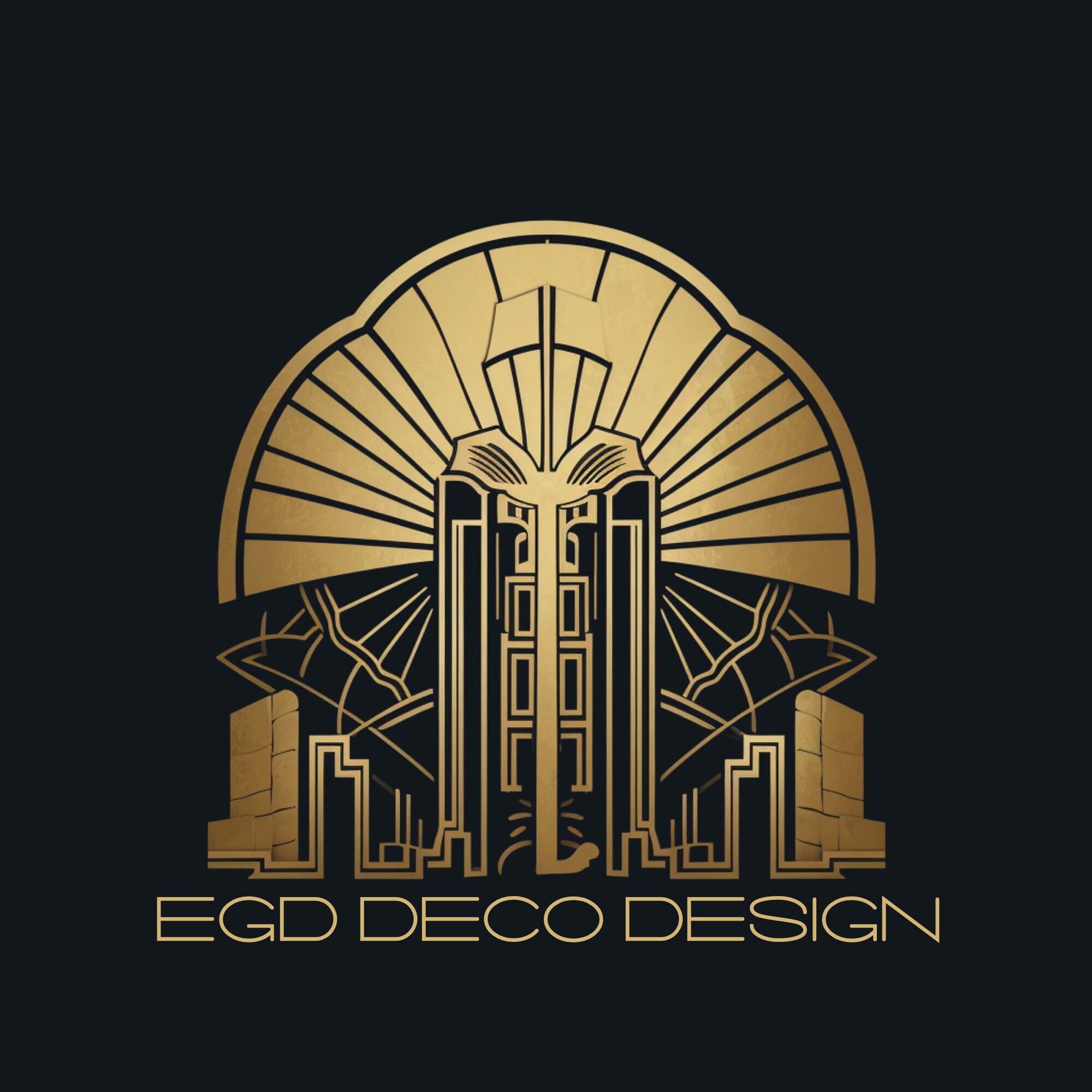 Art Deco Logo for Business PSD With Fonts - Unique and Customizable ...