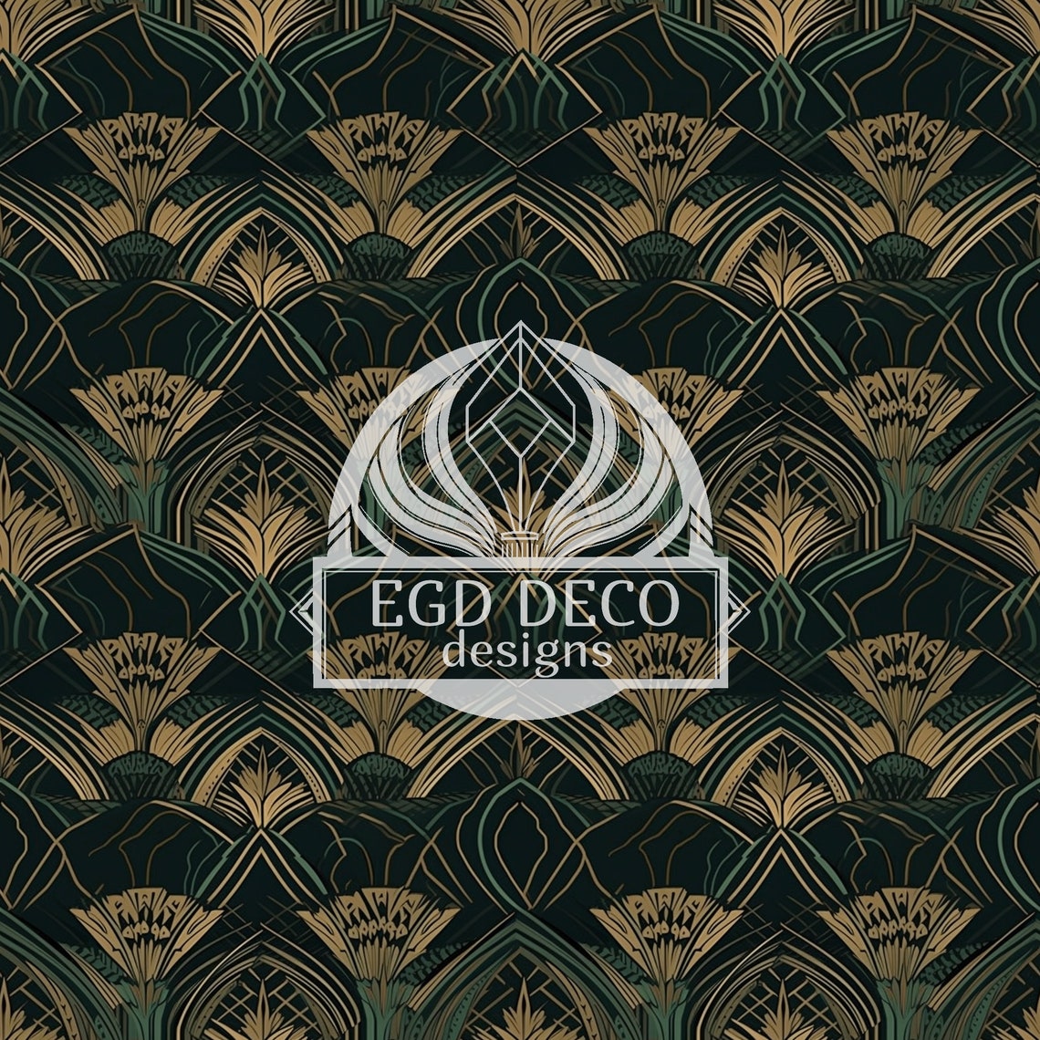 Art Deco Repeating Pattern Digital Download - Unique and Versatile ...