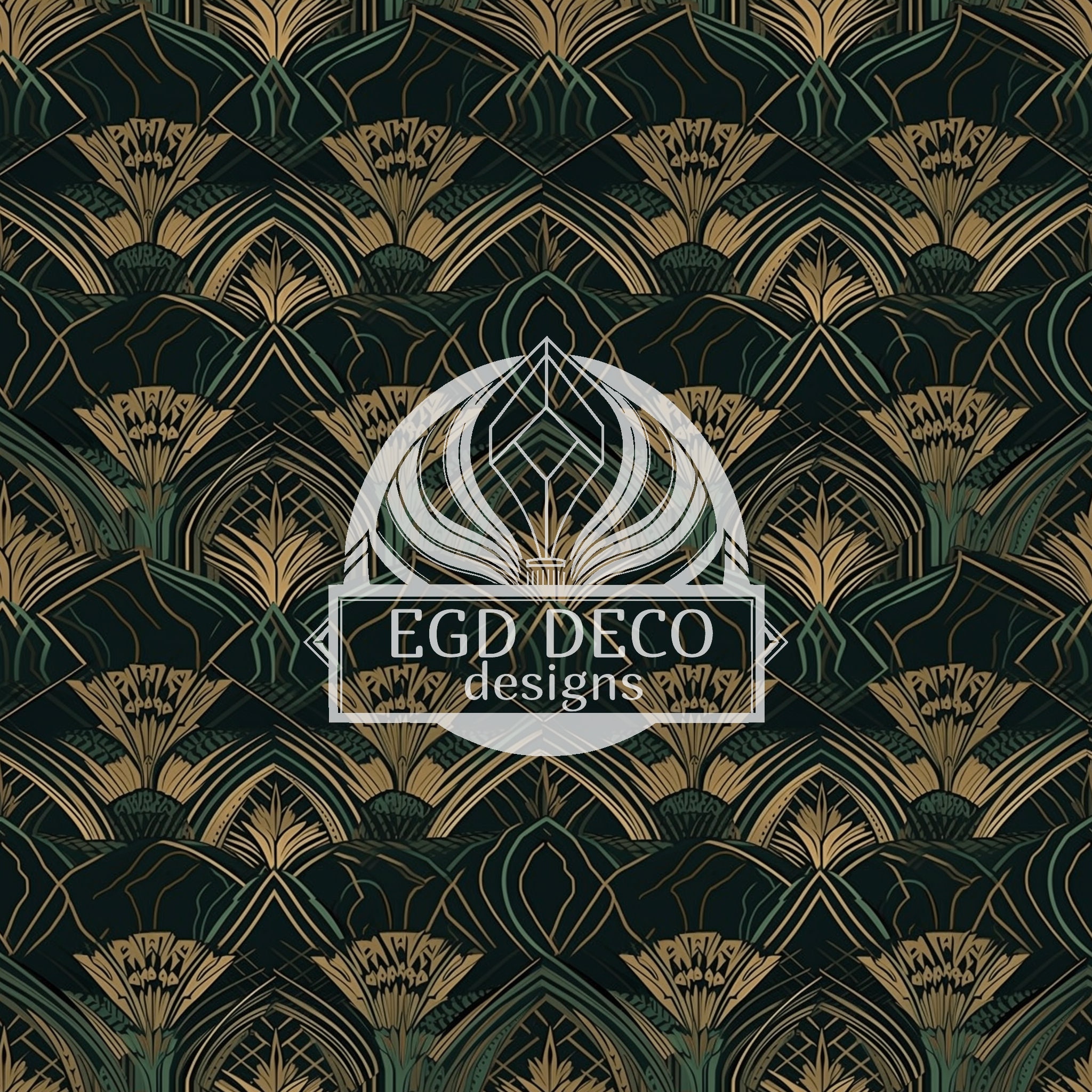 Art Deco Repeating Pattern Digital Download - Unique and Versatile ...