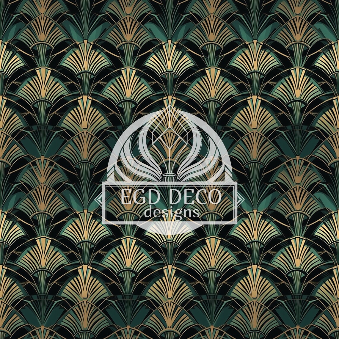 Art Deco Repeating Pattern Digital Download - Unique and Versatile ...