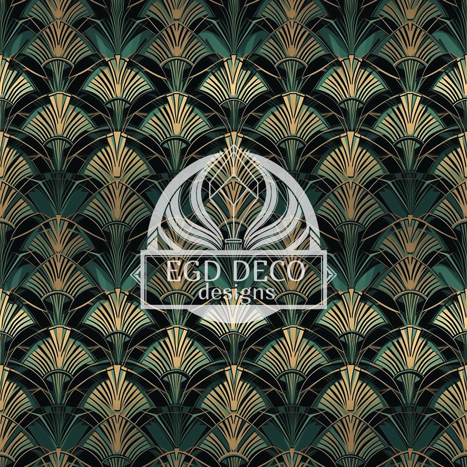 Art Deco Repeating Pattern Digital Download - Unique and Versatile ...