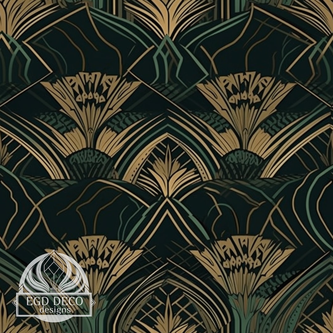 Art Deco Repeating Pattern Digital Download - Unique and Versatile ...