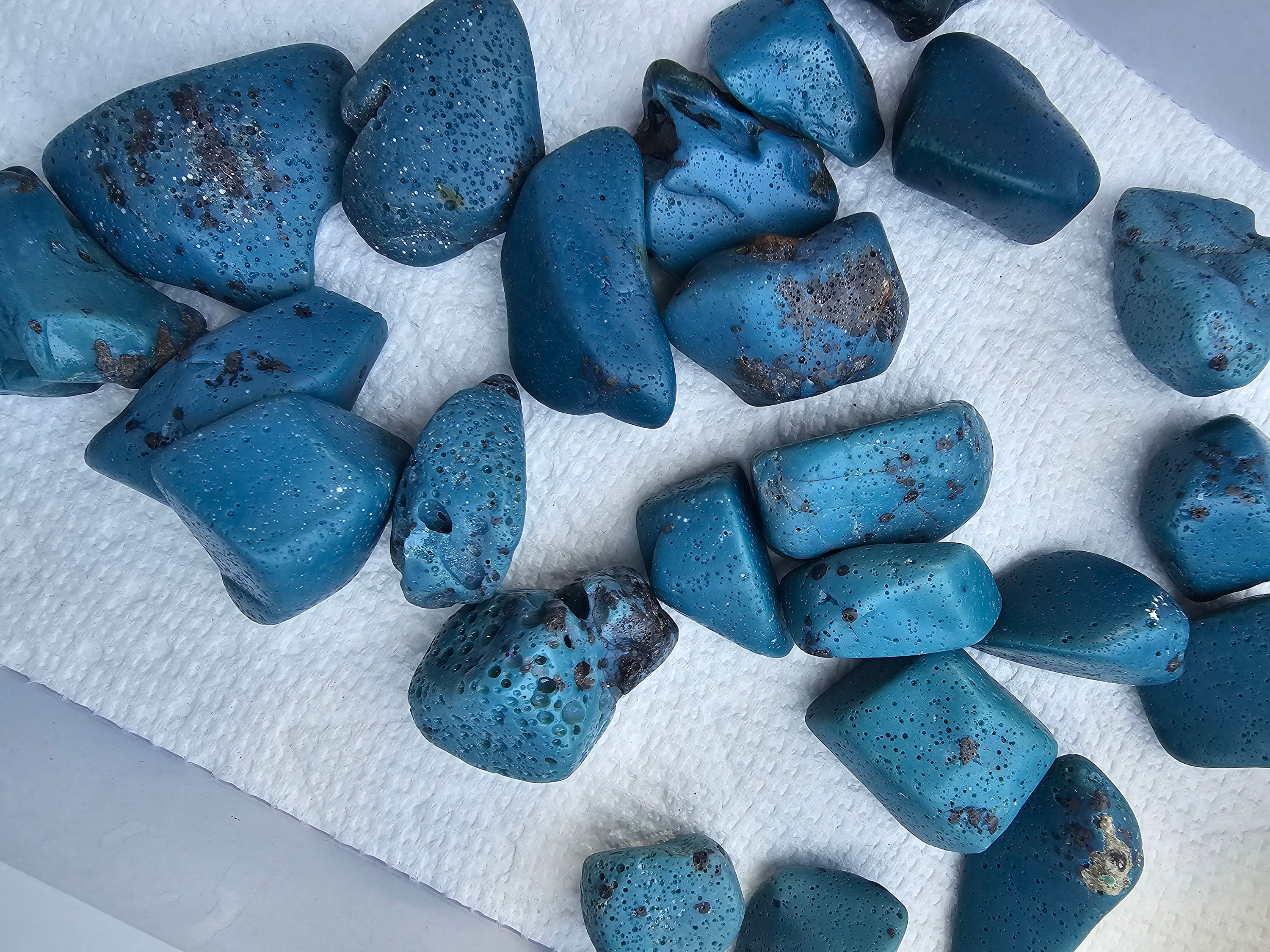 LELAND BLUE!!!!!! Beautiful Chunks of Leland Blue Slag. - Etsy
