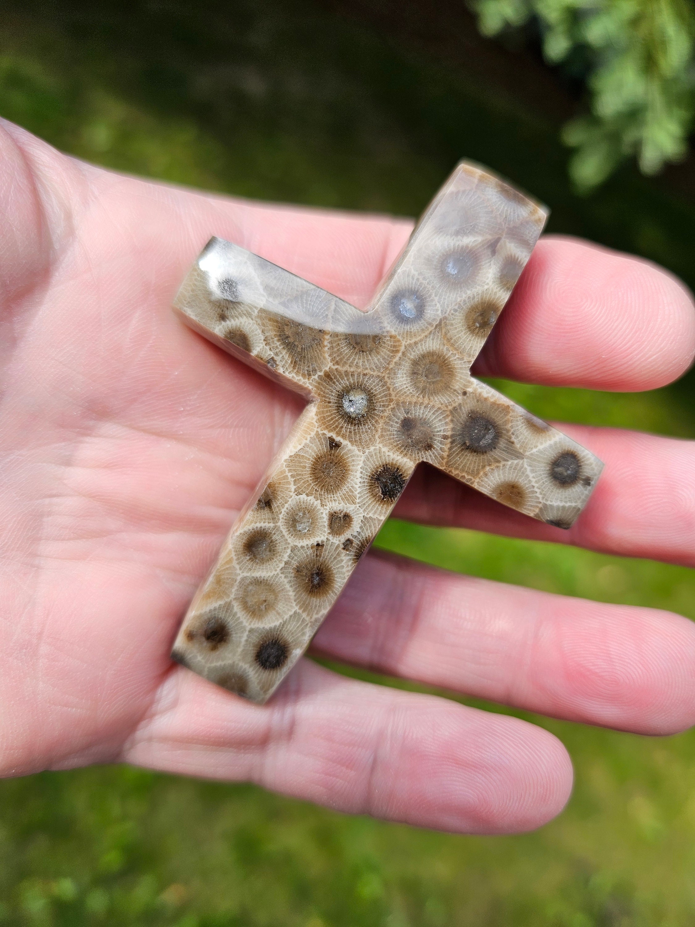 Beautiful Petoskey Cross. - Etsy