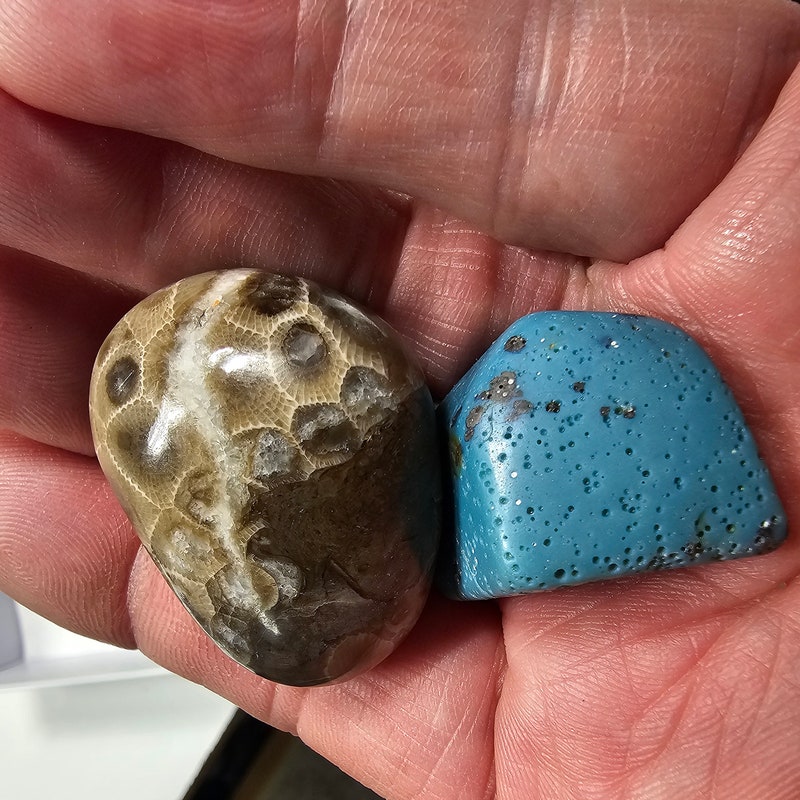 Leland Blue Stone - Etsy