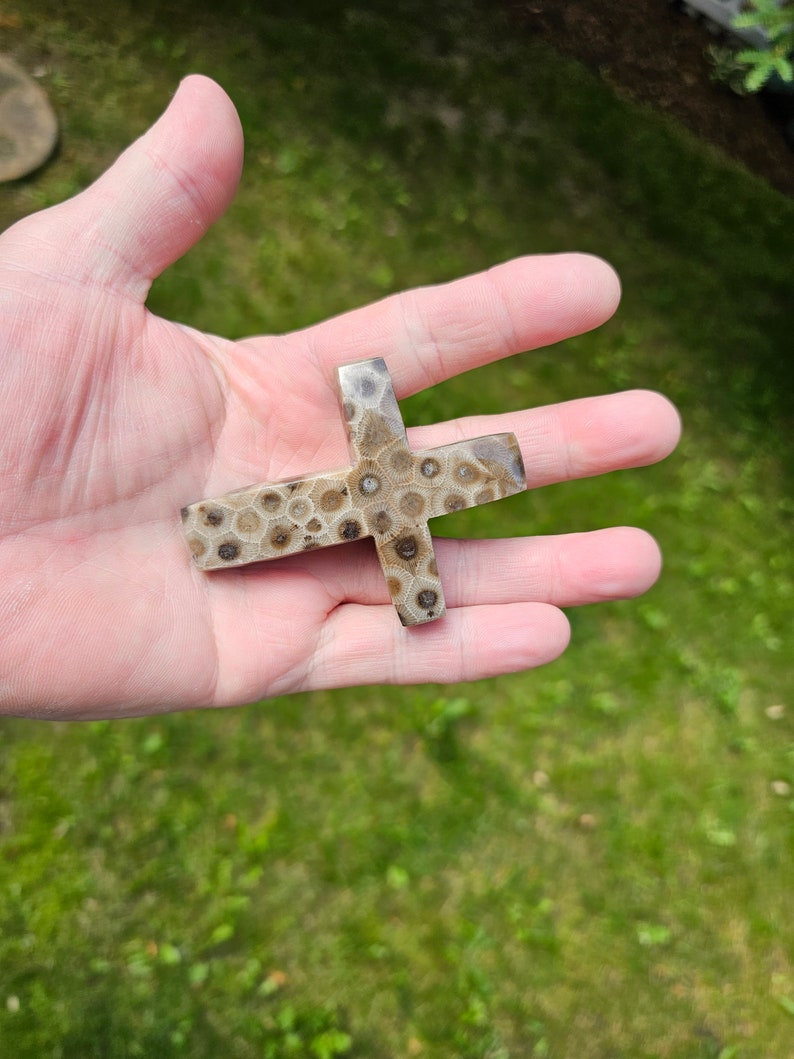 Beautiful Petoskey Cross. - Etsy