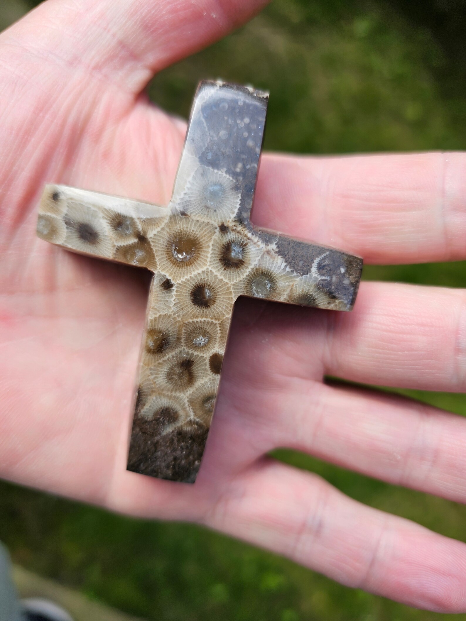 Beautiful Petoskey Cross. - Etsy