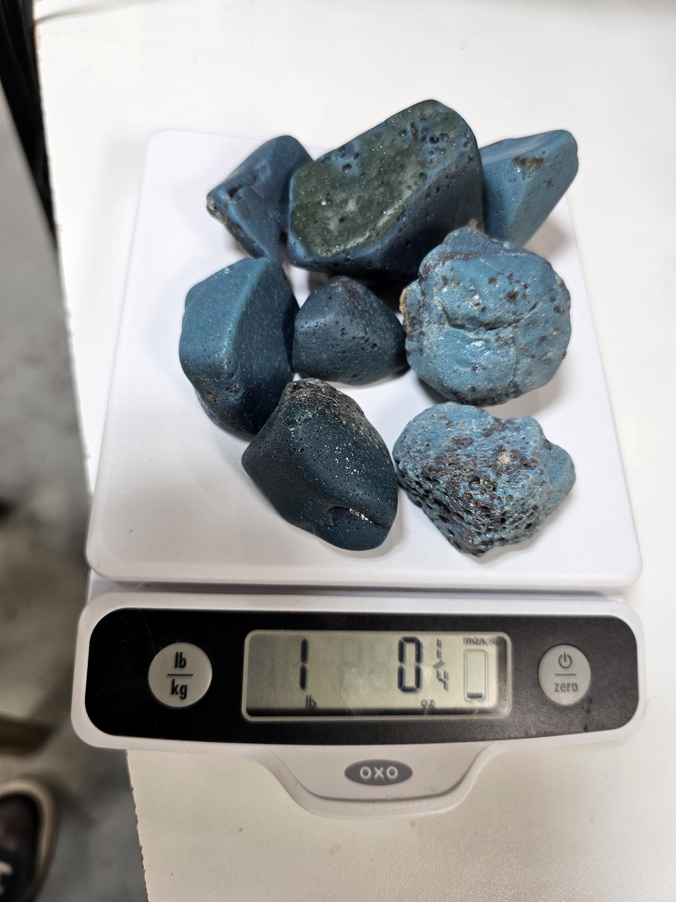 Blue Slag Glass Chunks: 1 Lb Michigan Ore Refining Pieces - Etsy