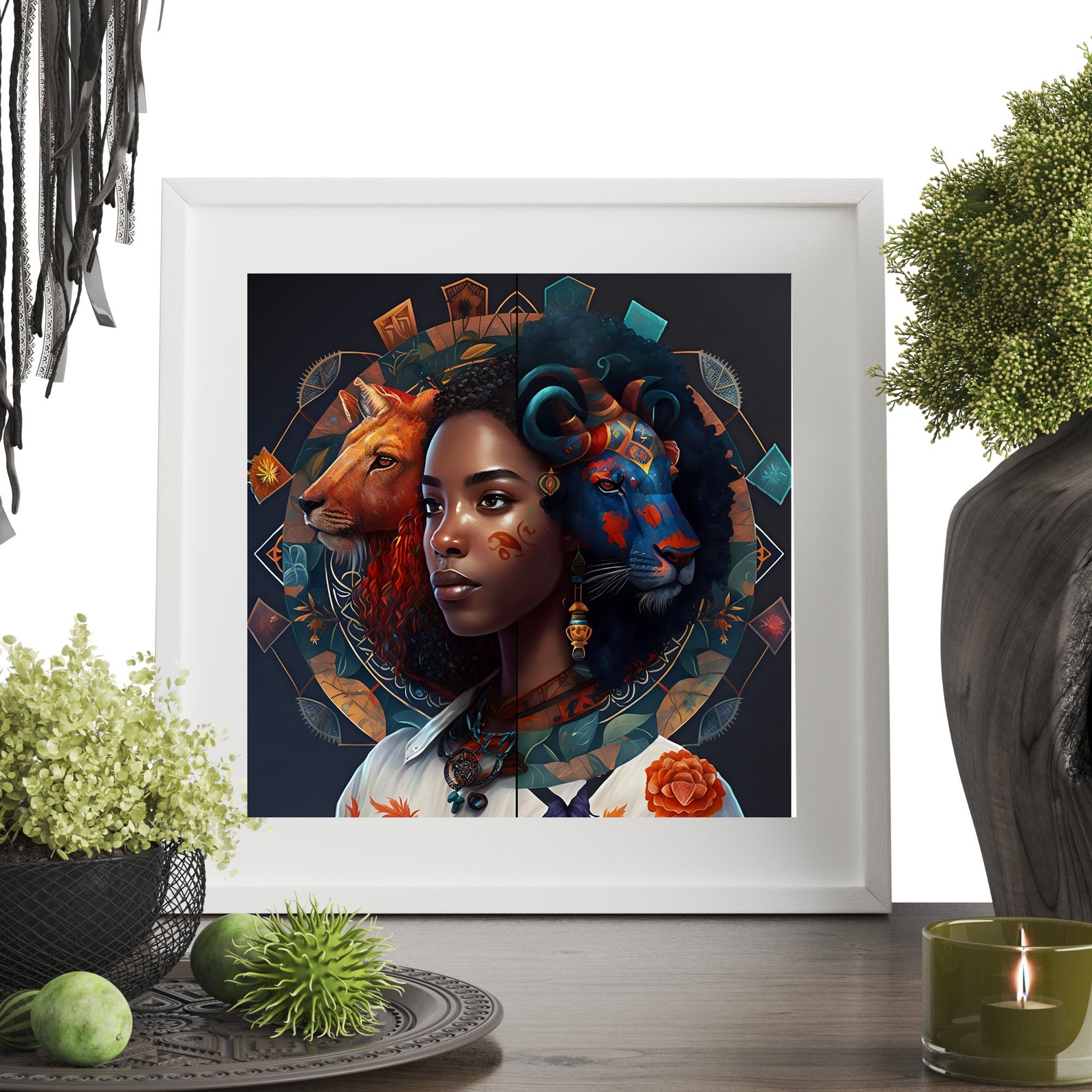 Black Girl Wall Art Black Printable Poster Black Woman Wall Print Black ...