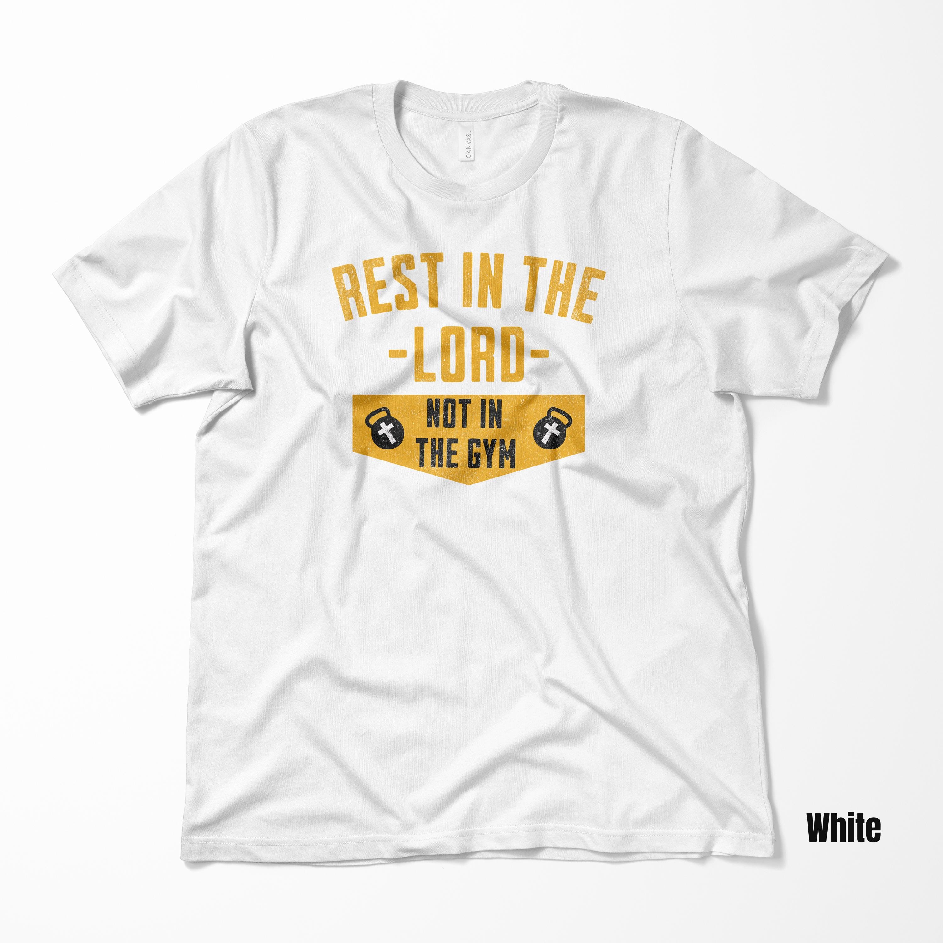 Christian Gym Shirt: Bible Verse Weightlifting Inspirational Tee for ...