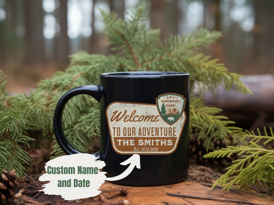 Custom National Park Sign Mug: Personalized Camping Gift - Etsy