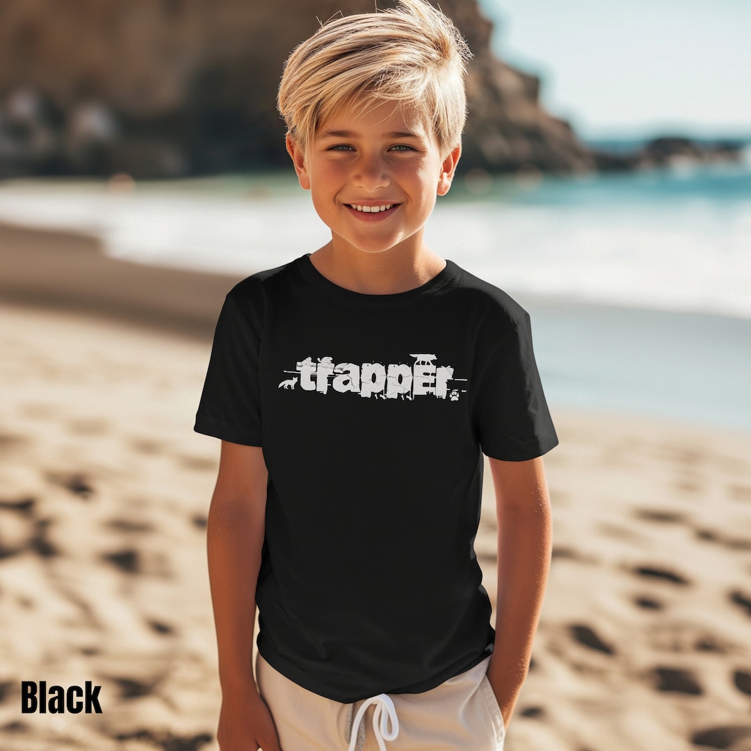 Youth Wildlife Trapping Shirt for Fur Trapper Gift Conservation Tshirt ...