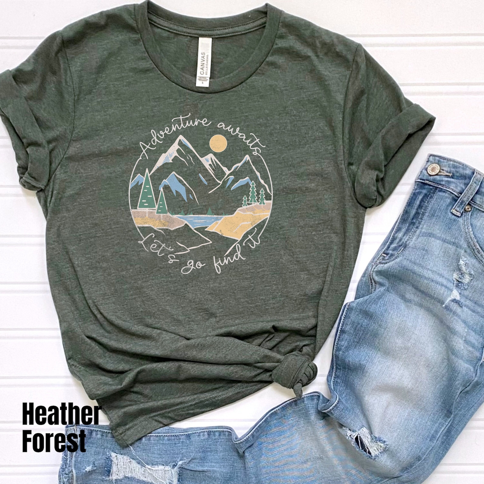Adventure Tshirt, Adventure Shirt, Camping Shirts, Mountain Tshirt ...