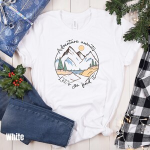 Adventure Tshirt, Adventure Shirt, Camping Shirts, Mountain Tshirt ...