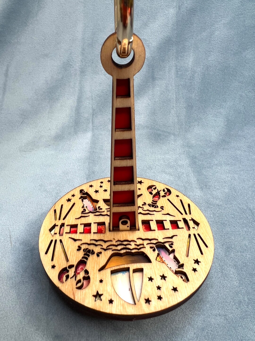 By the Sea 2 Lemonwood Mini Minder (PAT. PEND.): Portable Wrist Yarn ...