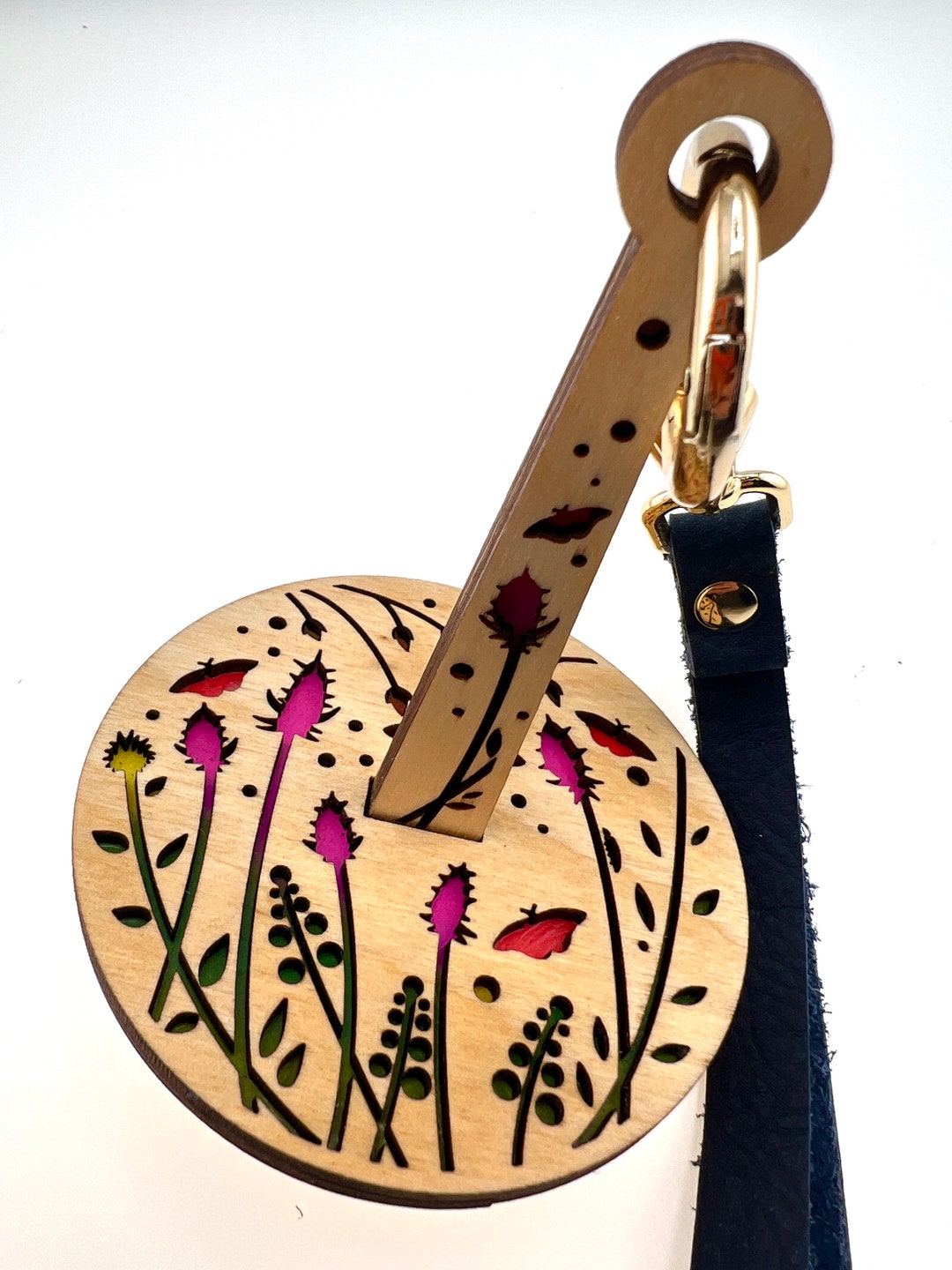 Flutter Fields Lemonwood Mini Minder (pat. Pend.): Portable Wrist Yarn ...