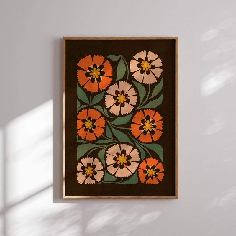 70s Prints Wall Art - Etsy