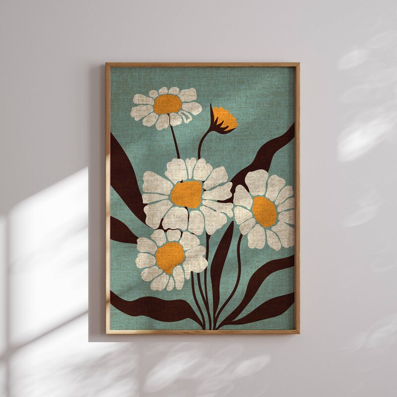 Daisy Wall Art - Etsy