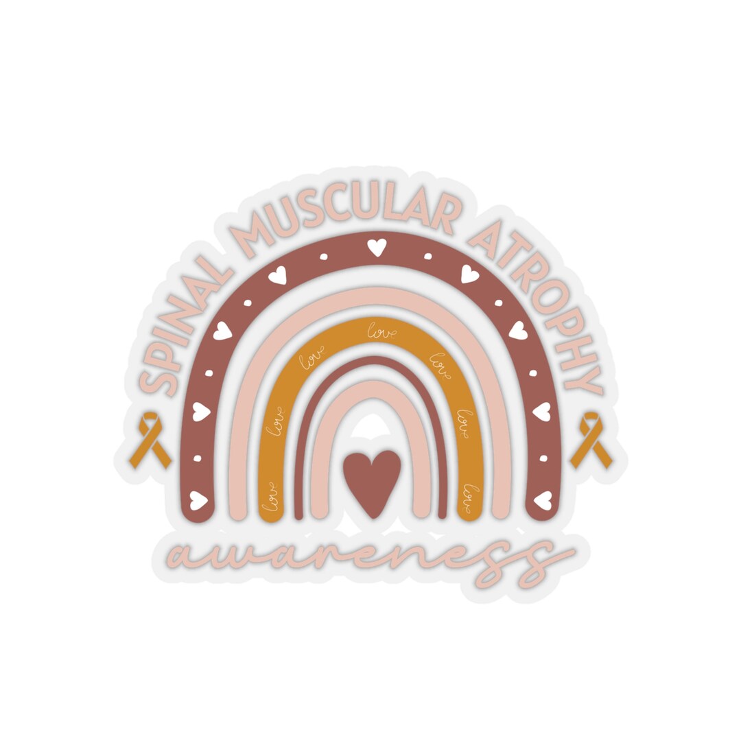Spinal Muscular Atrophy Kiss-cut Sticker | Disability Awareness Sticker ...
