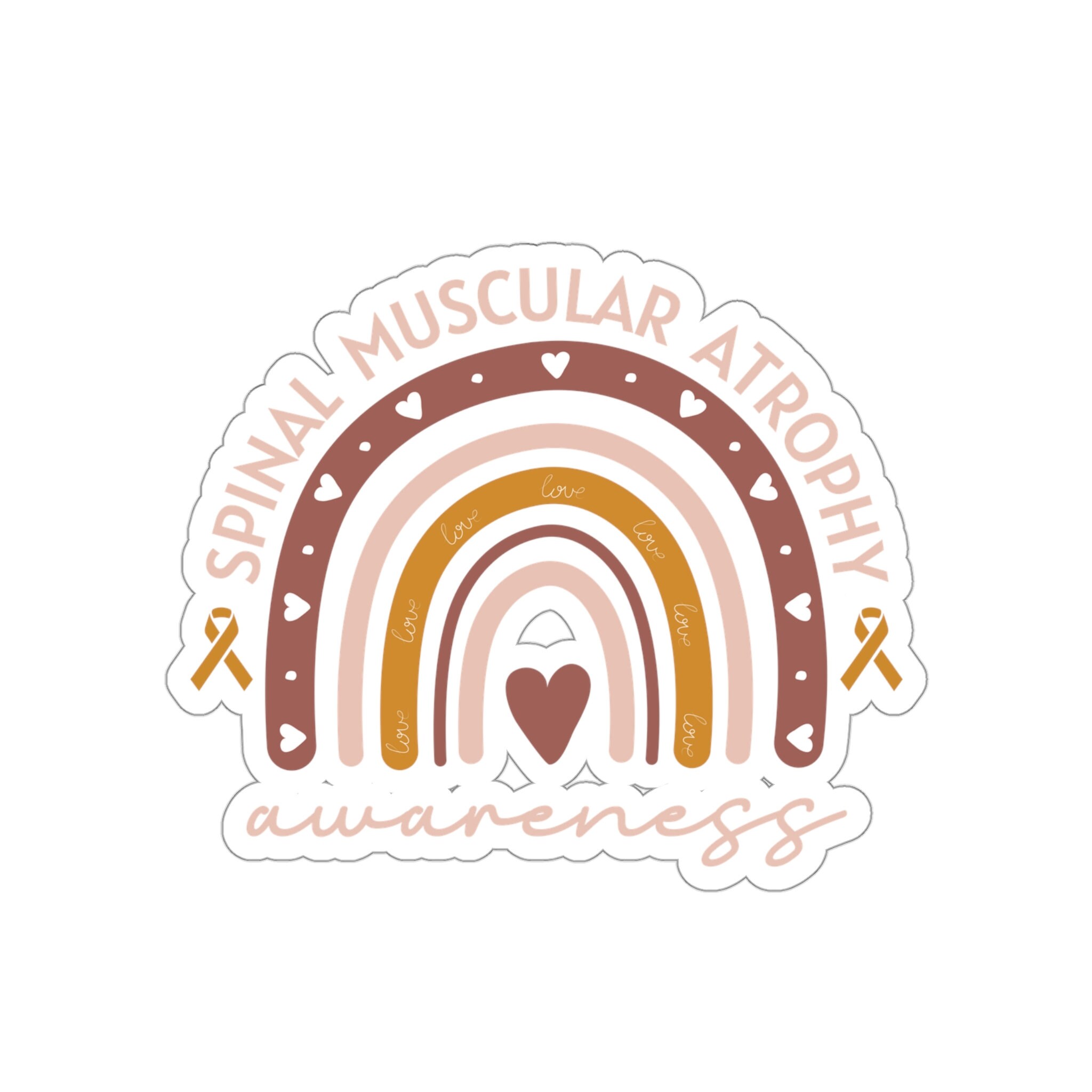 Spinal Muscular Atrophy Kiss-cut Sticker Disability Awareness Sticker ...