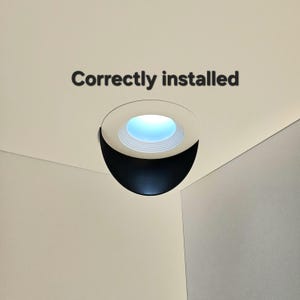 Thin Curve - 3d Printed Recessed Light Deflector Shade - Glare Reducer ...