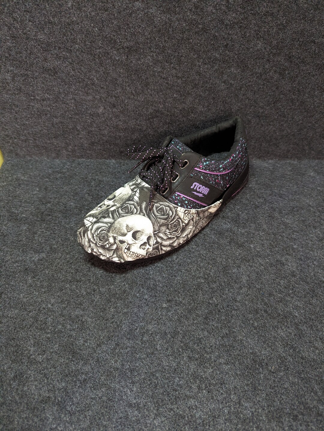 Custom Bowling Shoe Slider - Skulls and Roses - Etsy