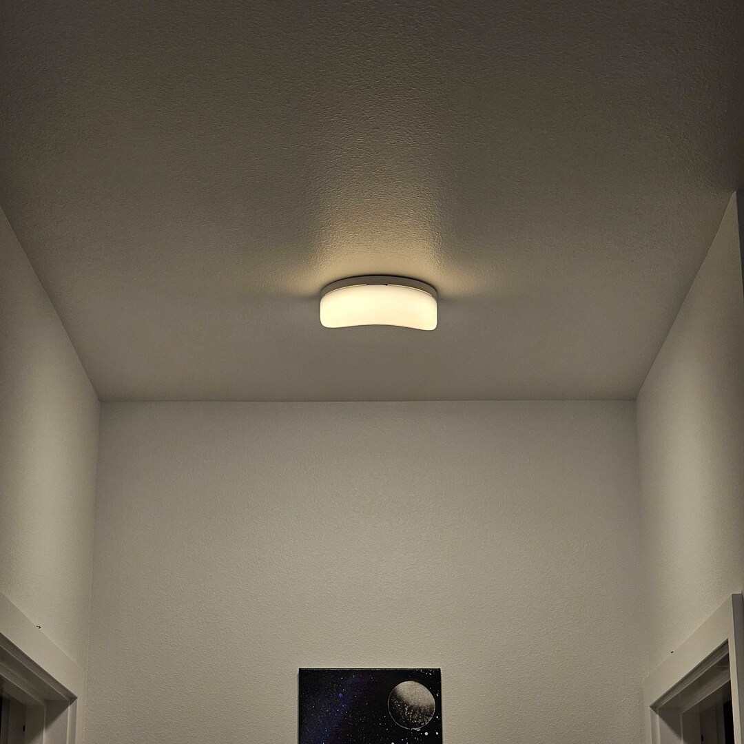 Thin Curve - 3d Printed Recessed Light Deflector Shade - Glare Reducer ...