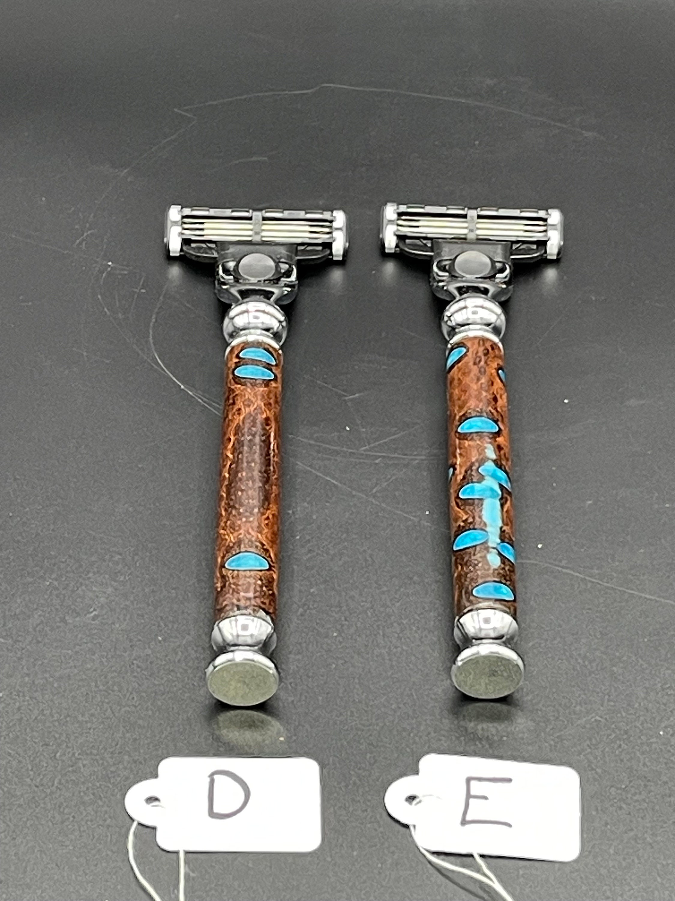 Handmade Wood and Resin Safety Razor - Various Styles - Etsy