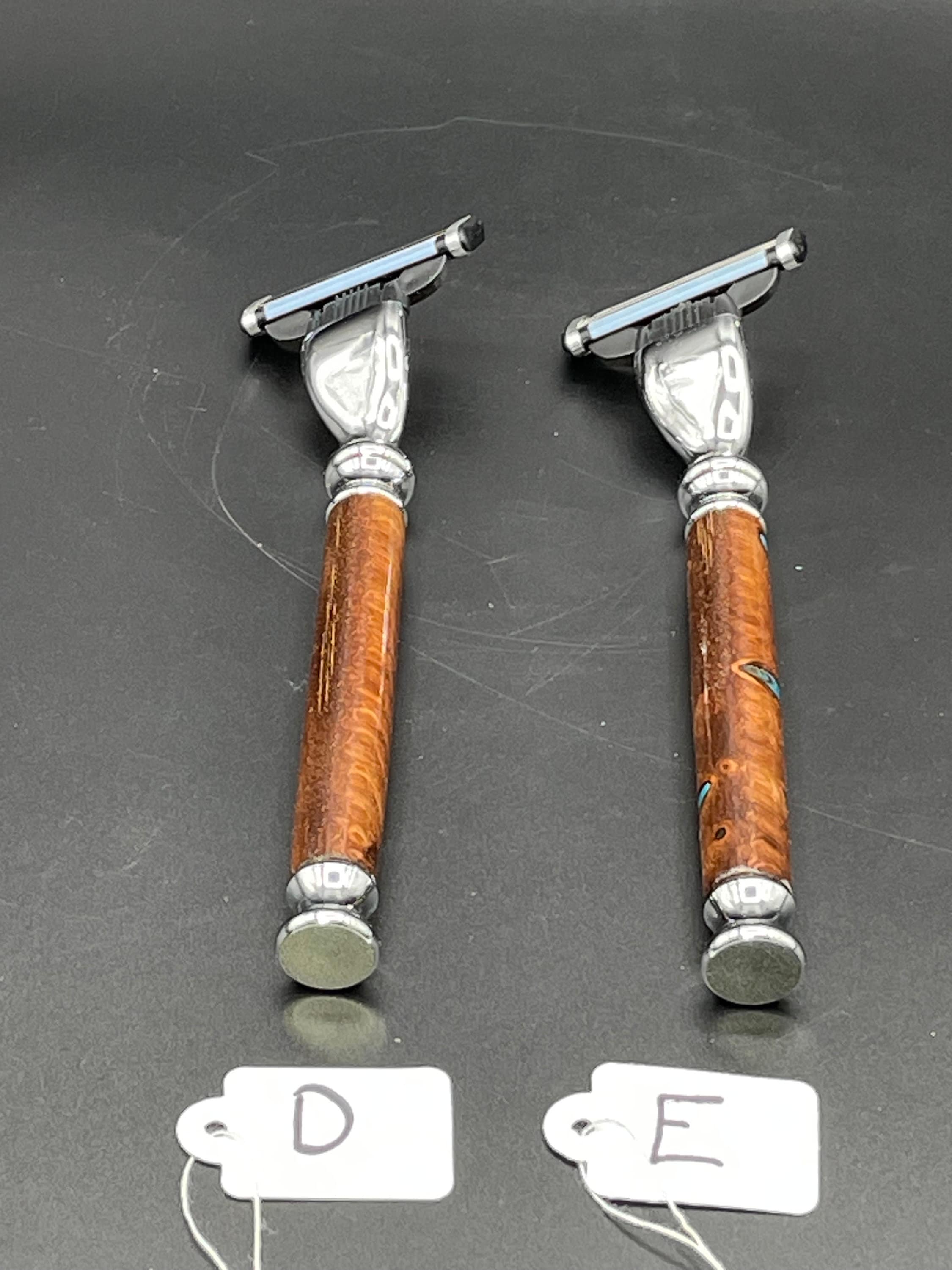 Handmade Wood and Resin Safety Razor - Various Styles - Etsy