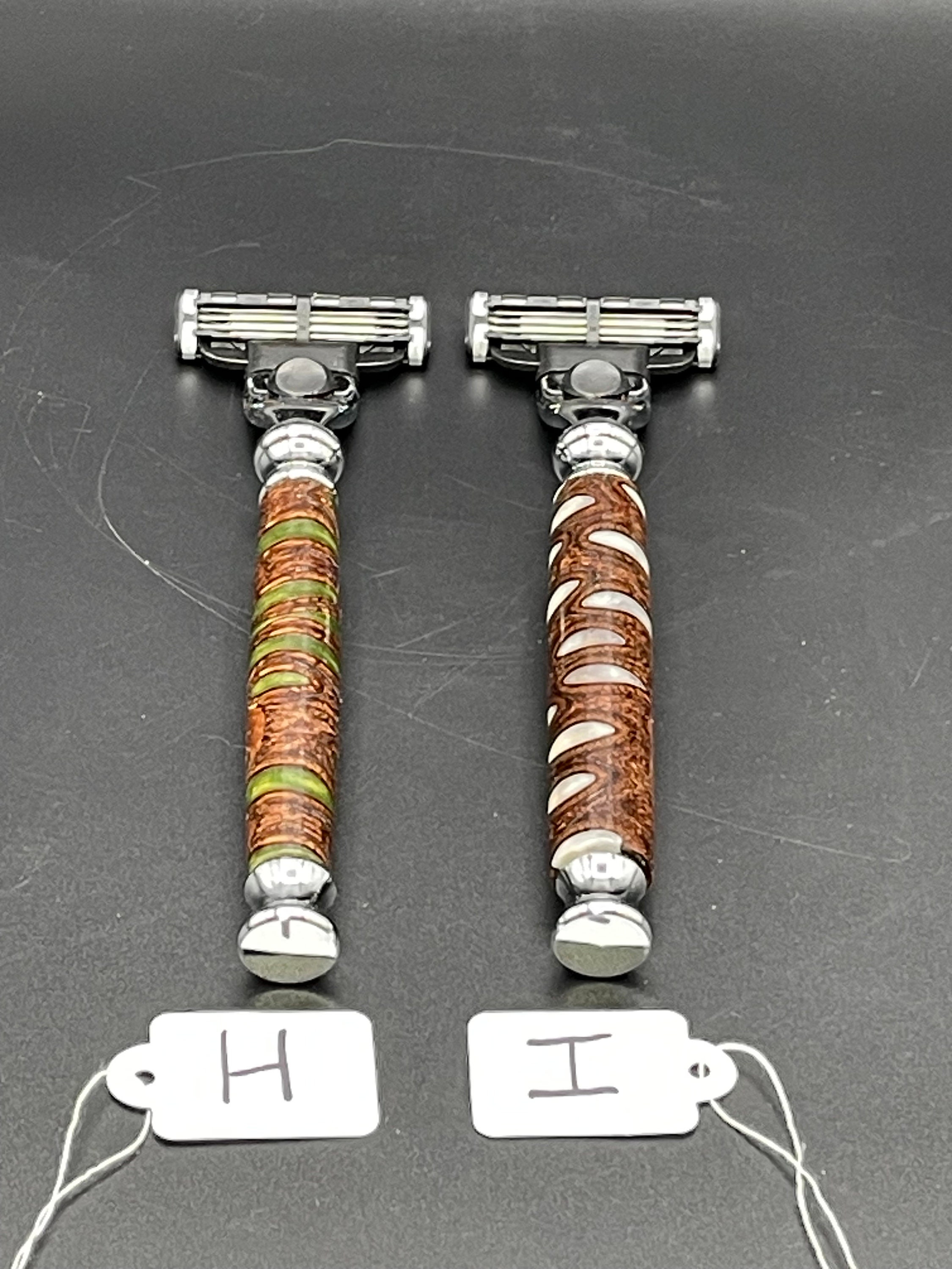 Handmade Wood and Resin Safety Razor - Various Styles - Etsy