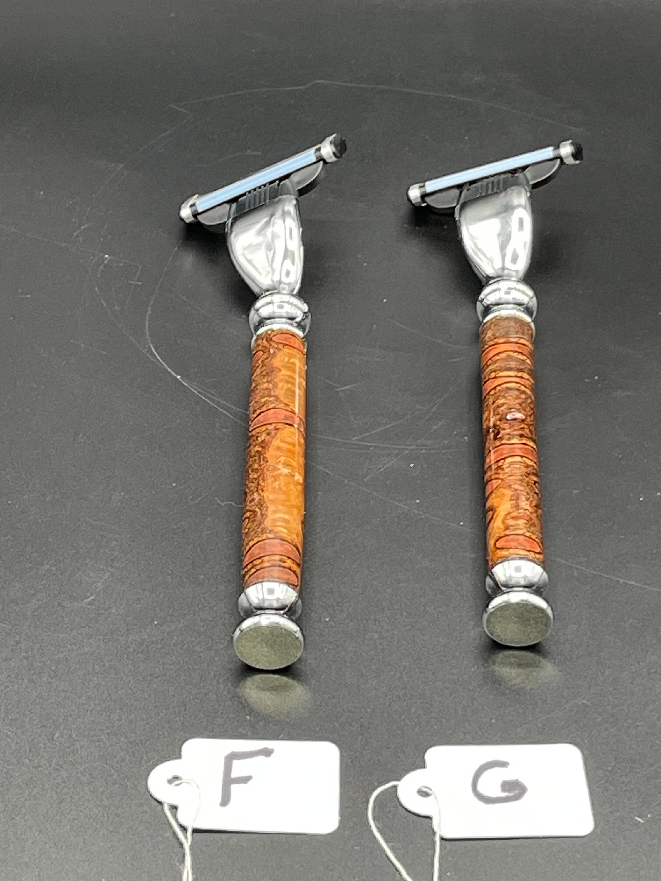 Handmade Wood and Resin Safety Razor - Various Styles - Etsy