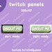23x Sage Green Bug Type Pokemon Sinnoh Gen 4/IV About Panels for Twitch ...