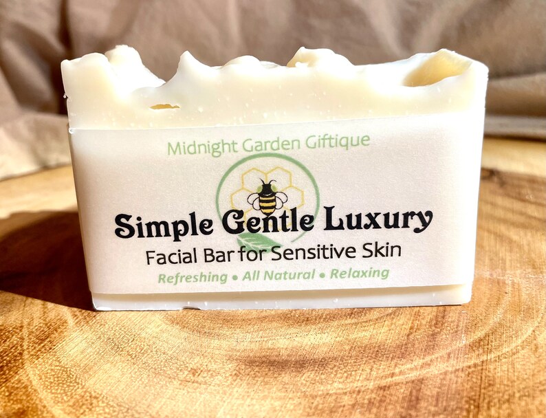 Simple Gentle Luxury Facial Soap Bar for Sensitive Skin - Etsy