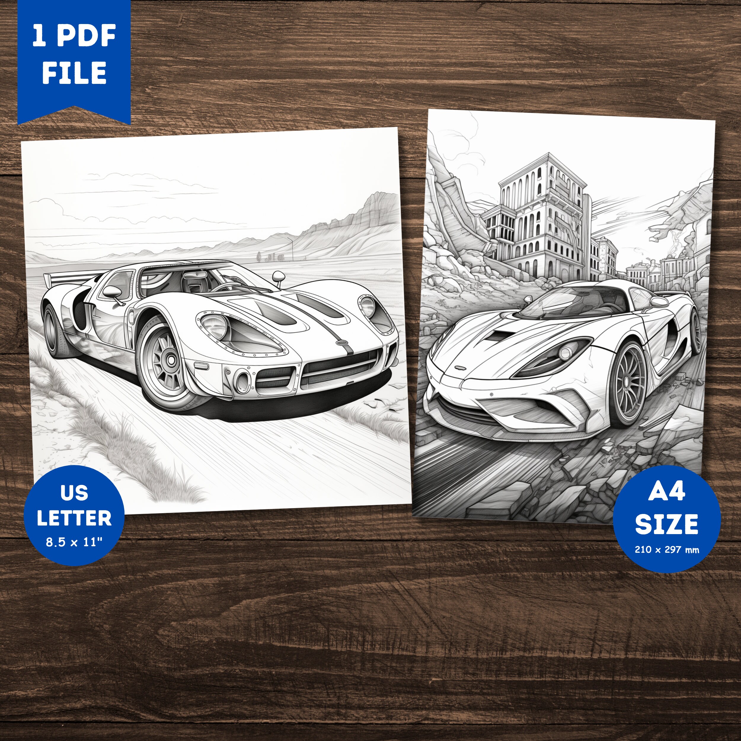 20 Sports Cars Printable Coloring Pages for Kids and Children - Super ...