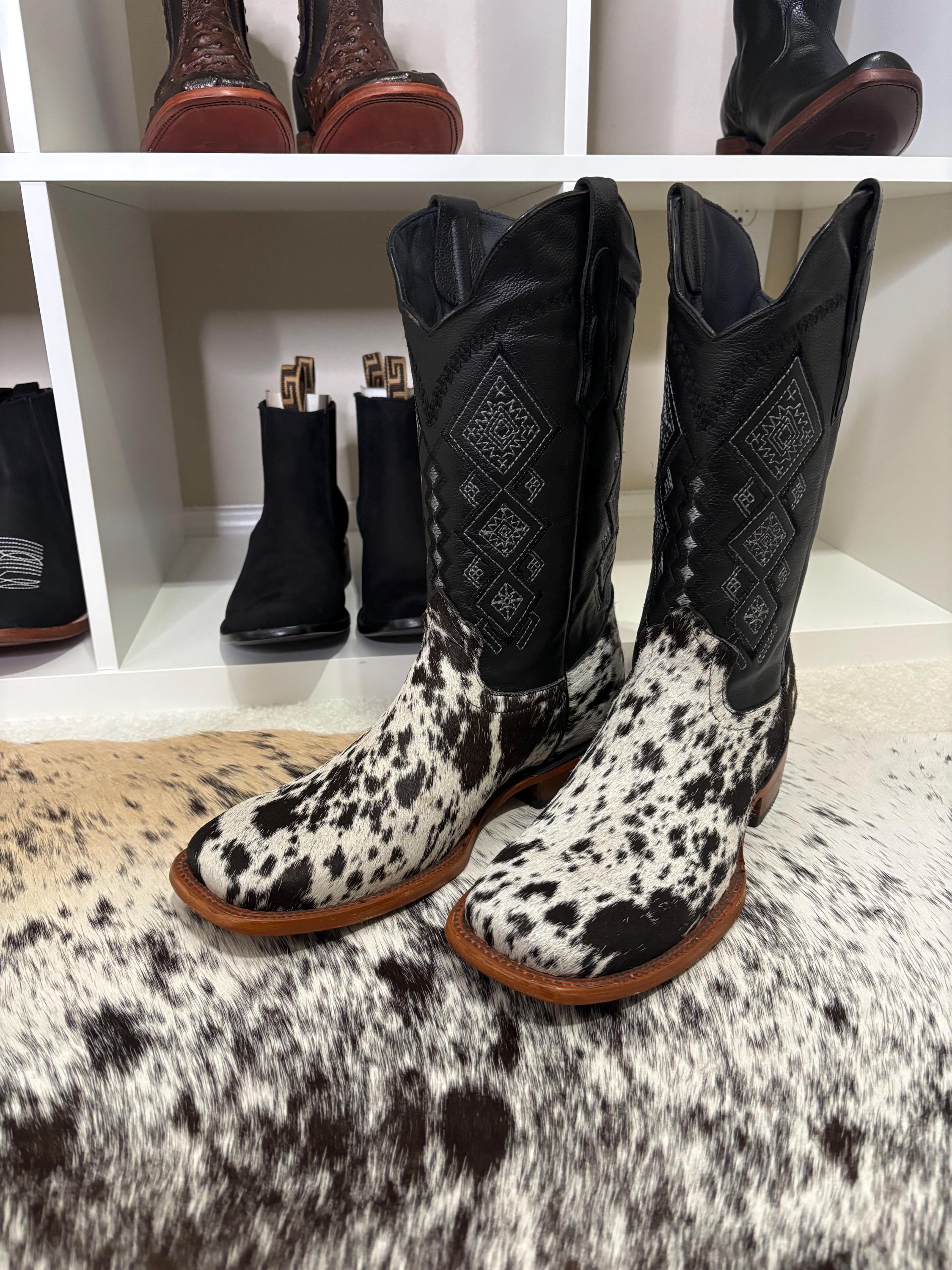 Cowhide Leather Boots- Mens - Etsy