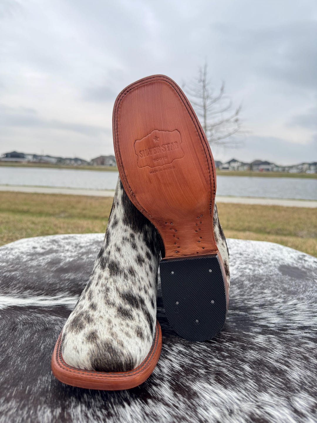 Cow Hide Leather Chelsea Boots - Etsy