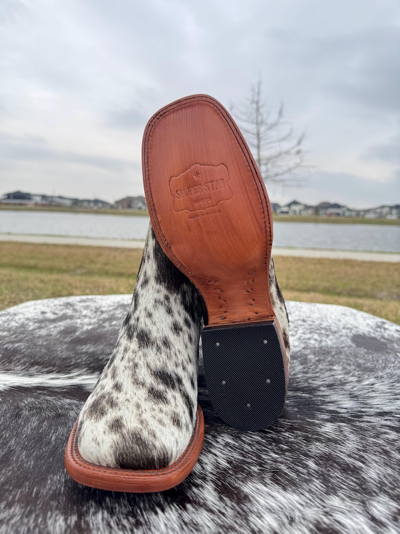 Cow Hide Leather Chelsea Boots - Etsy