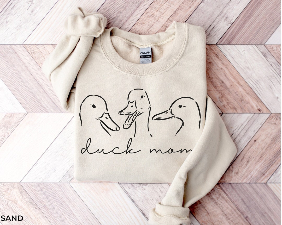 Duck Mom Sweatshirt Gift, Duck Mom Shirt, Duck Owner Sweater Gift, Duck ...